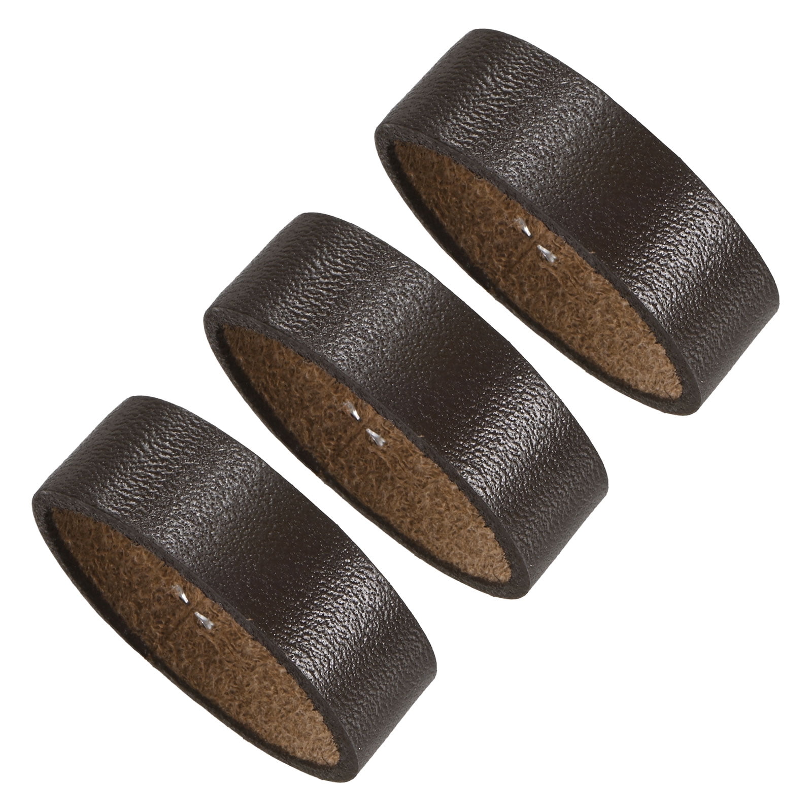 3-Pack Leather Loop Keeper Accessories, 1.38 Inch/ 3.5 cm Belt Loop Keepers Use for Holding ...