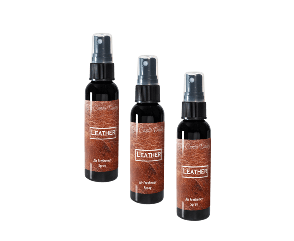 3 Pack Leather Scented Fresh Auto Room Spray - New Smell Good Air ...