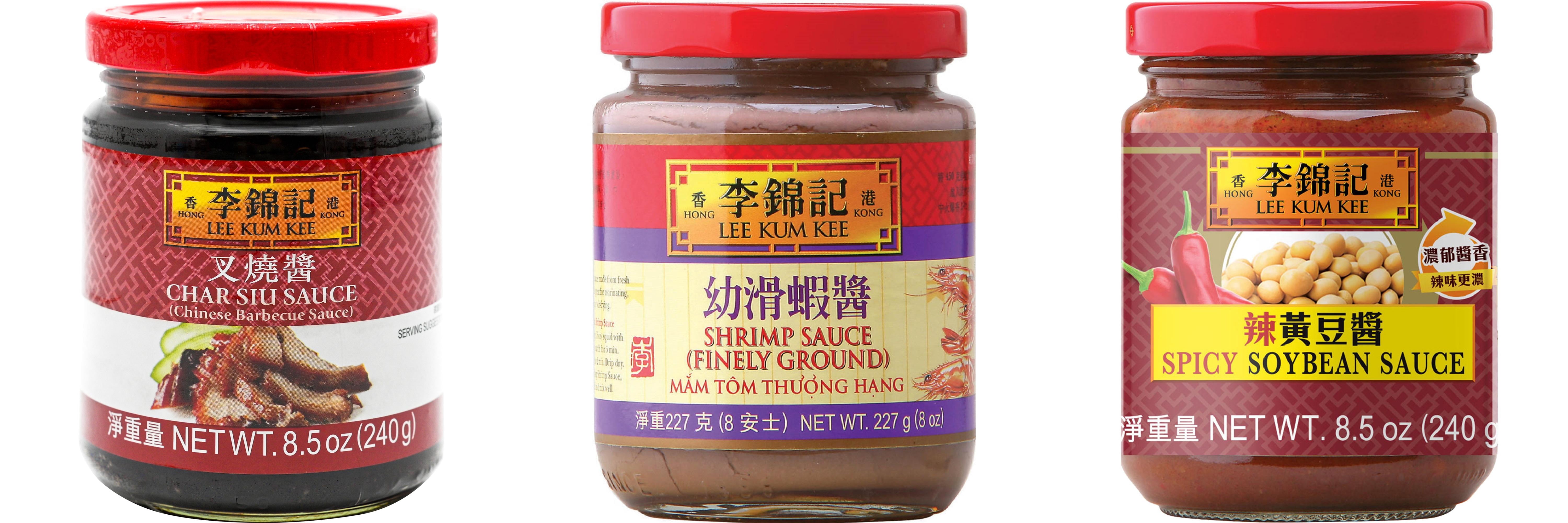 3 Pack Lee Kum Kee Cooking Sauce, 3 Flavors(Char Siu Sauce,Finely ...