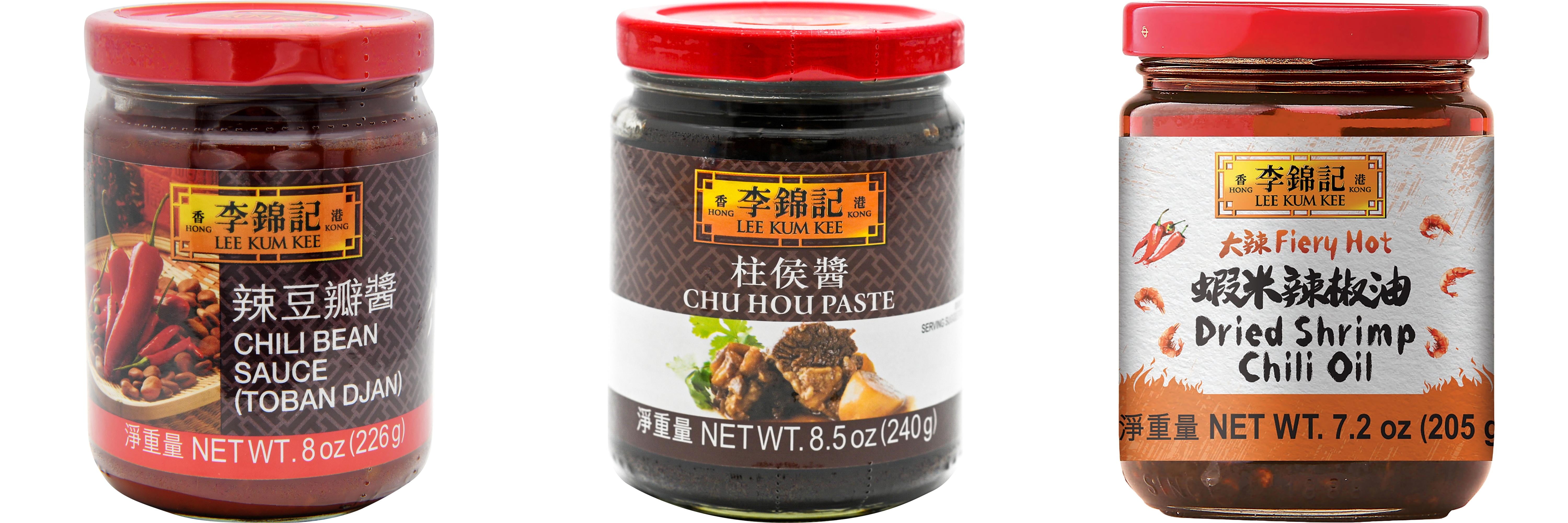 3 Pack Lee Kum Kee Cooking Sauce, 3 Flavors(Chili Bean Sauce,Chu Hou ...