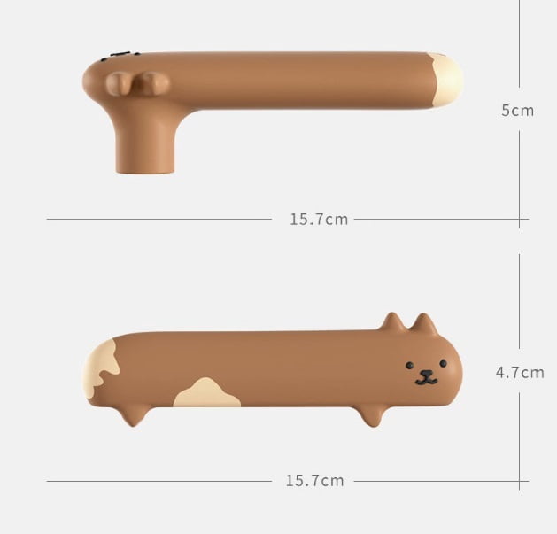 3 Pack Left Opening Cartoon Door Handle Silicone Anti-Collision Cover ...