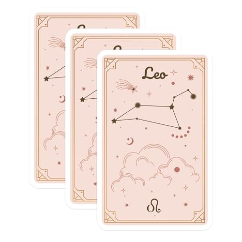 (3 Pack) Leo Zodiac Decals - Astrology Lover - Horoscope Sign - Star ...