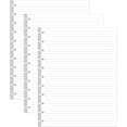 (3-Pack) Letter Size Discbound Refill Paper, 11 Disc Paper Refill for ...
