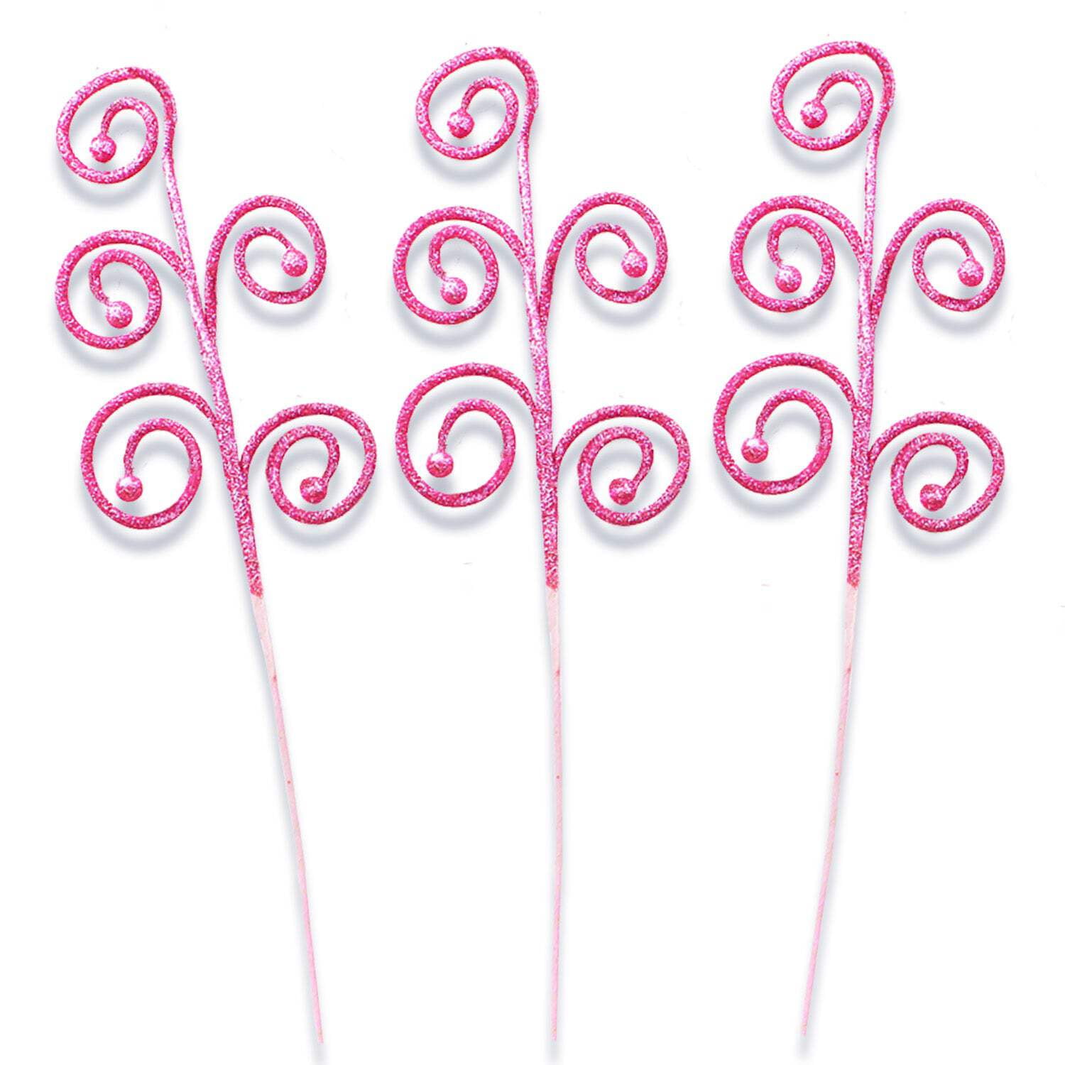3 Pack Light Pink Glitter Picks - Walmart.com