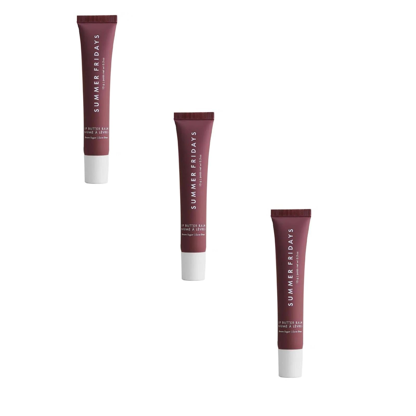 3 Pack Lip Butter Balm - Brown Sugar - Conditioning Lip Mask and Lip ...