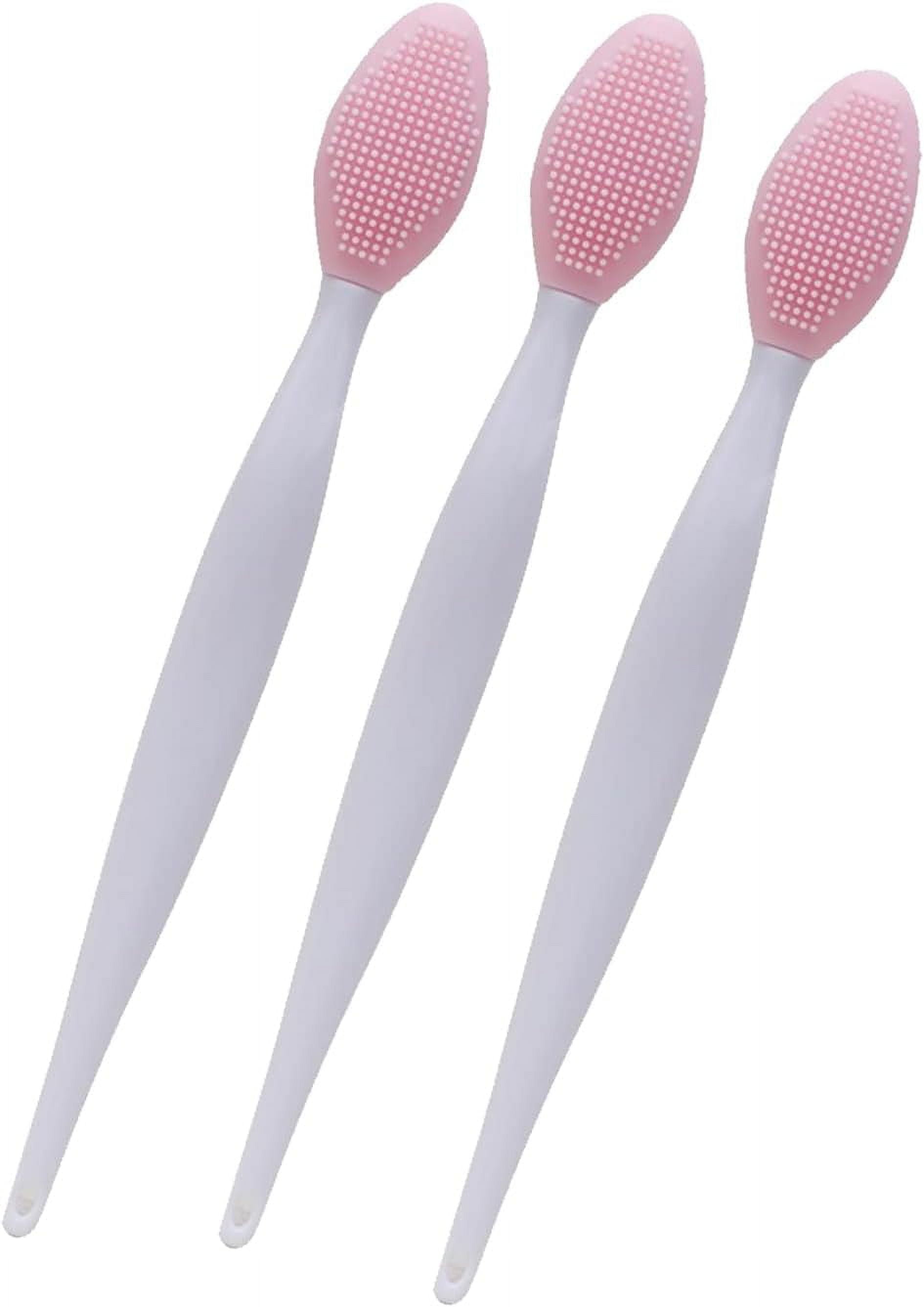 3 Pack Lip Scrub Tool Silicone Lip Brush Exfoliating Double-Sided Lip ...