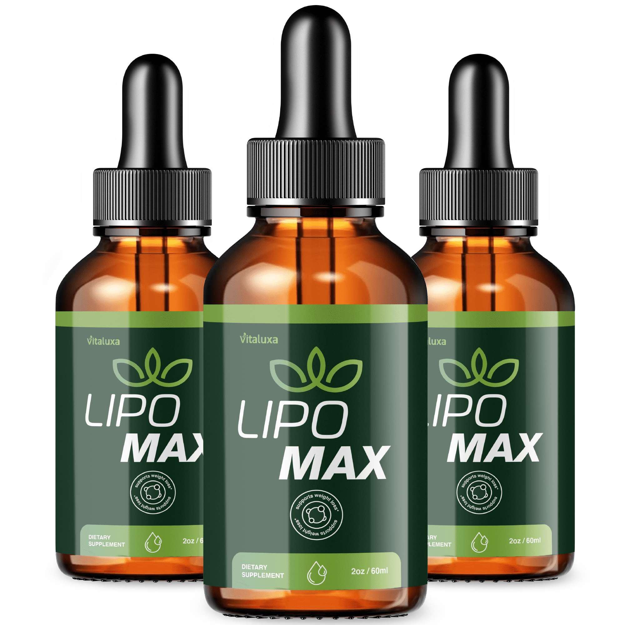 (3 Pack) Lipo Max Drops - Lipomax Advanced Liquid Drop Formula Maximum ...