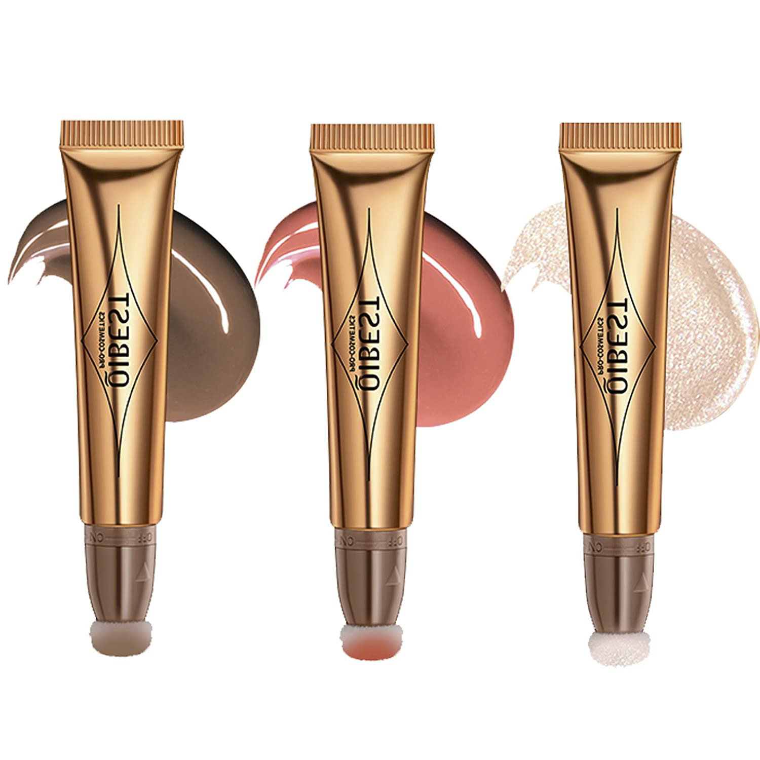 3-Pack Liquid Contouring Sticks, Highlighter & Blush Sticks, Contouring ...