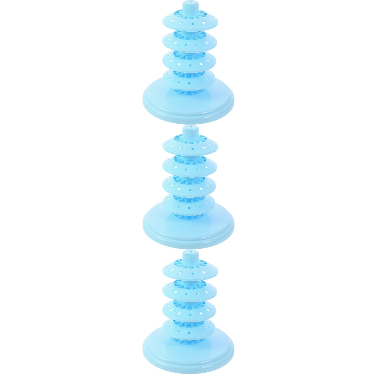 Set of 3 Blue Lollipop Display Stands for Cake Pops and Cotton Candy ...