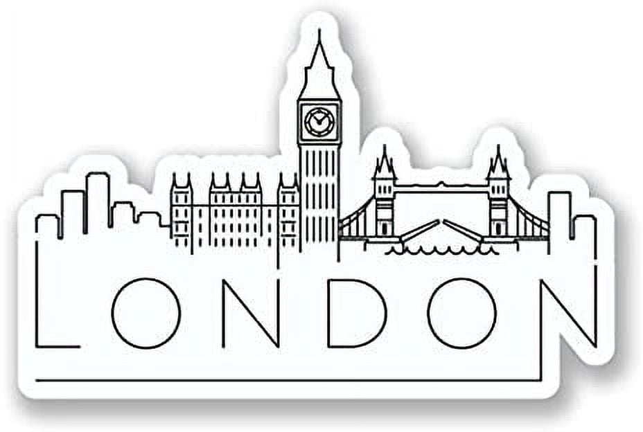 3 Pack - London England Vinyl Sticker Decal - Sticker Graphic ...