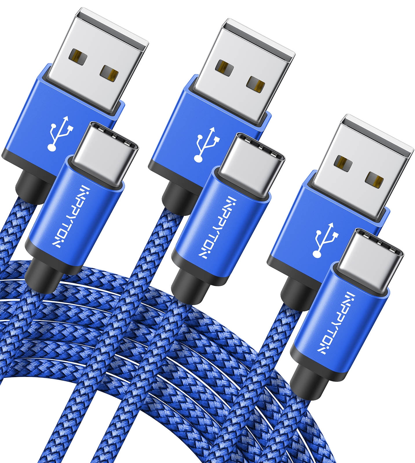 3-Pack Long USB Type C Cable, [3FT+3FT+10FT] USB A to C Cable for ...