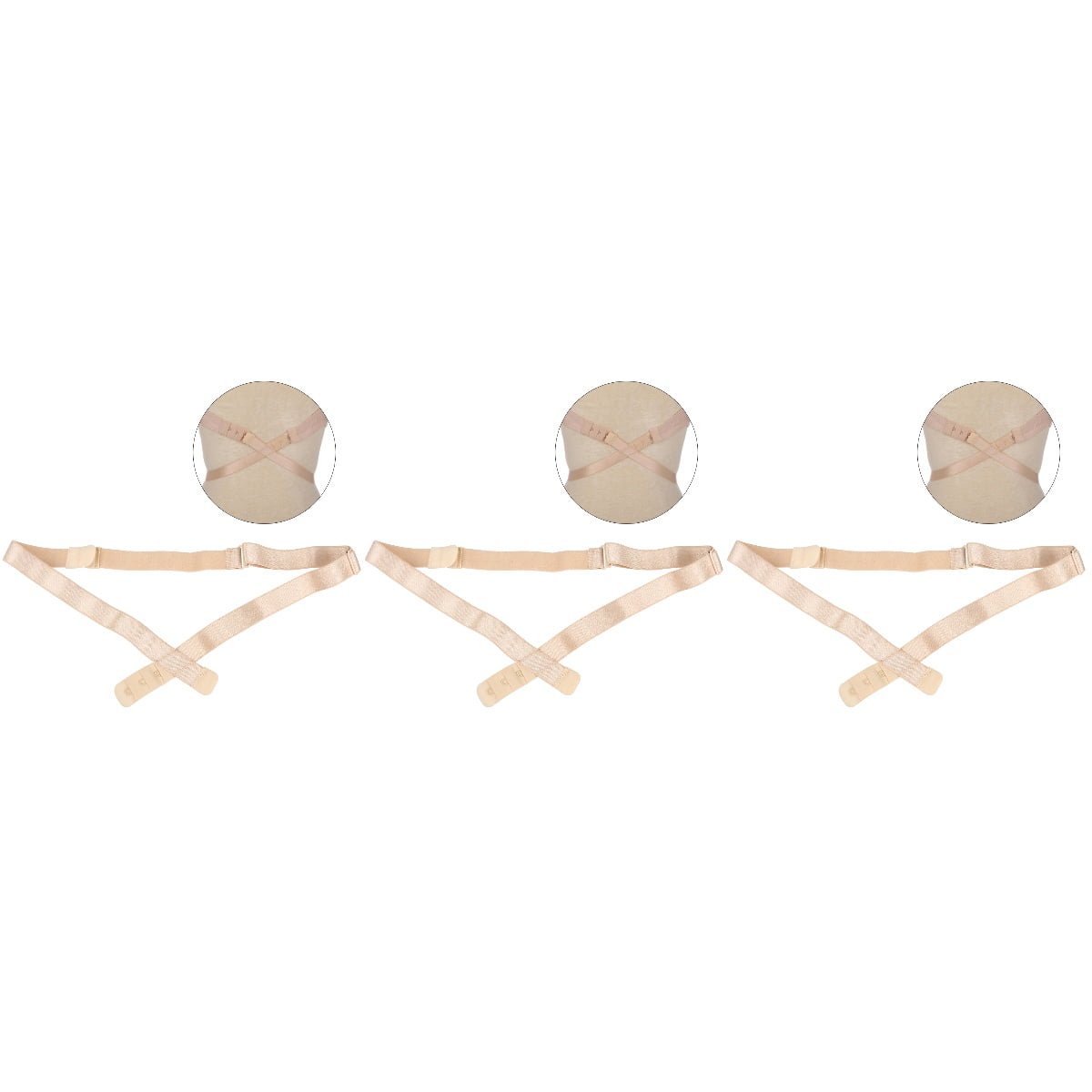 3 Pack Low Back Bra Converter Belt Low Back Bra Strap Adjuster 44.00X2 ...