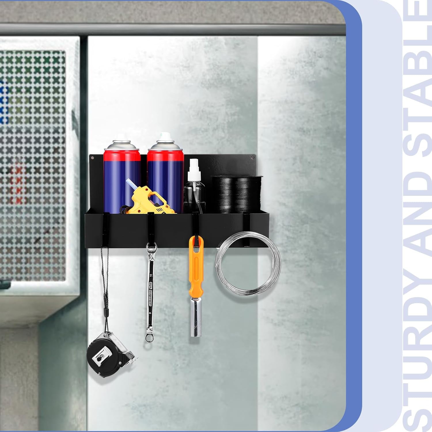 3 Pack Magnet Garage Organizer Magnetic Spice Rack for Refrigerator 20 ...