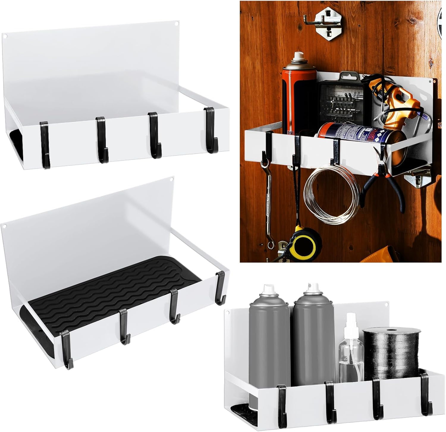 3 Pack Magnet Garage Organizer Magnetic Spice Rack for Refrigerator 20 ...