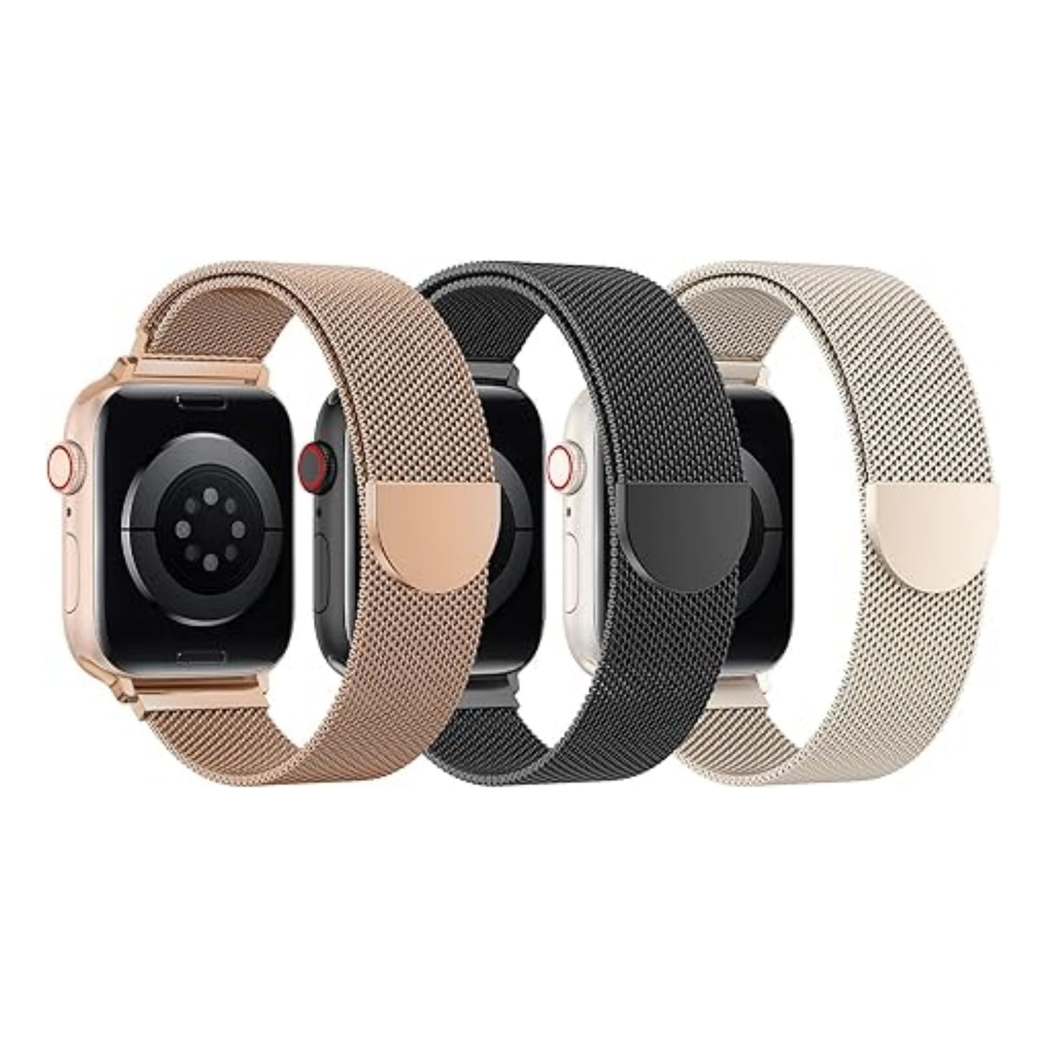 3 Pack Magnetic Band Compatible with Apple Watch Bands 42mm 44mm 45mm ...