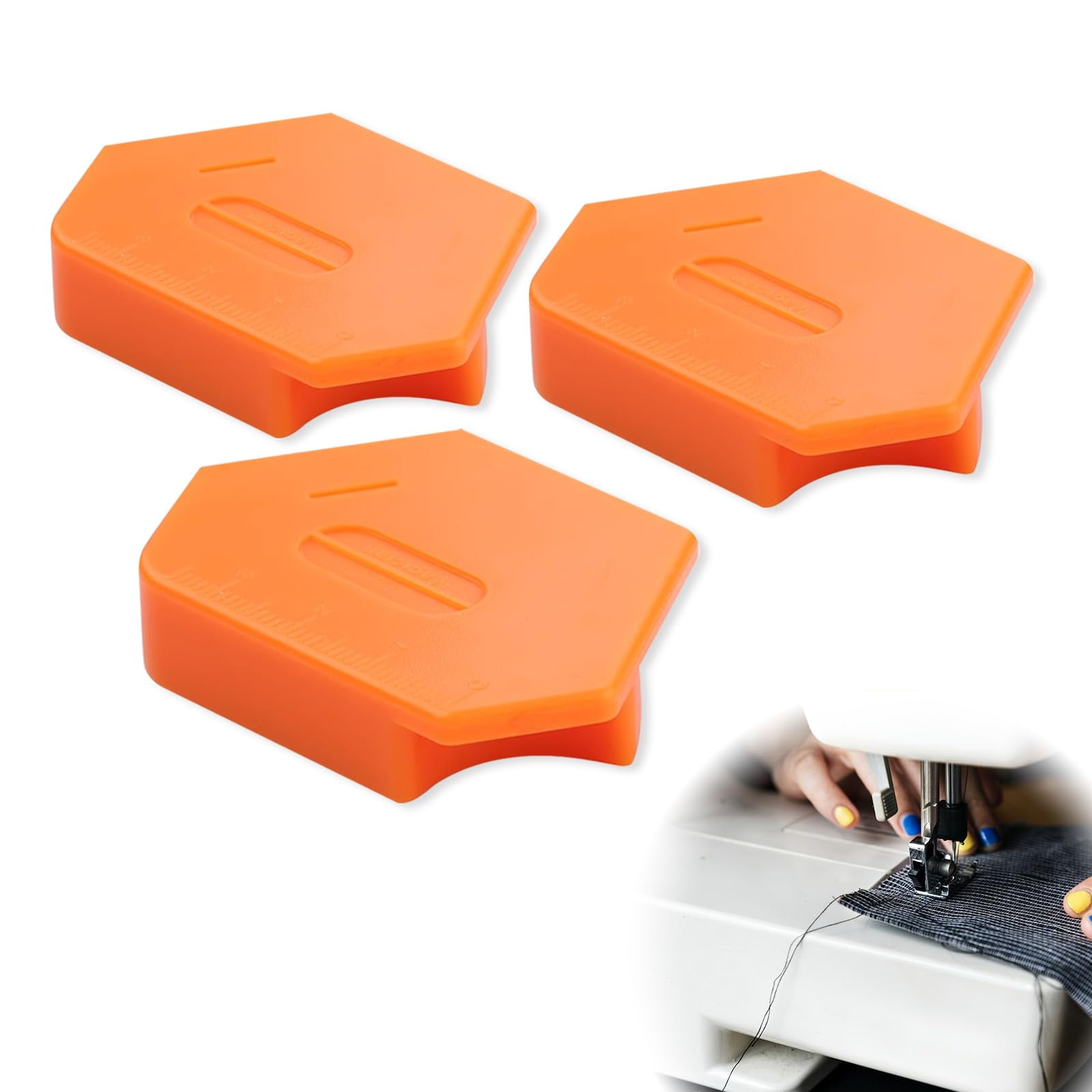 3 Pack Magnetic Seam Guide for Sewing Machine, Magnetic Sewing Machine ...