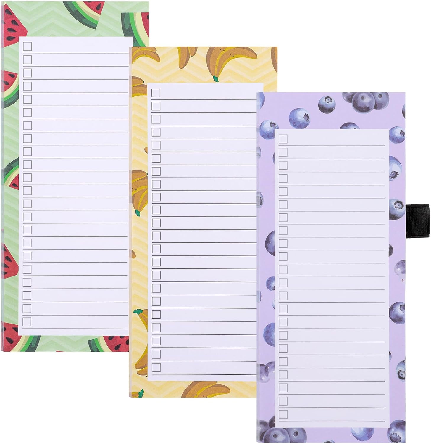 3 Pack Magnetic Shopping List Pad for Fridge, 150 Tear Off Sheets 21.4 ...