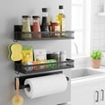 3 Pack Magnetic Spice Rack for Refrigerator,Fridge Magnet Organizer ...