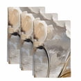 3 Pack Magnolia Flower Kitchen Towels Flowers Oil Painting Abstract ...