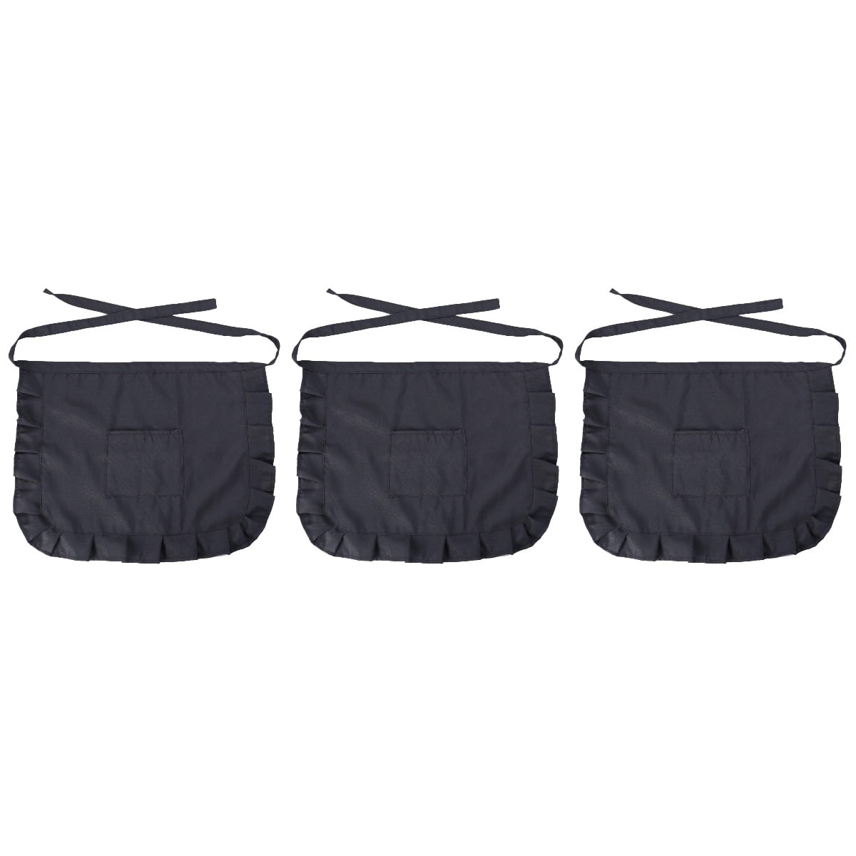 3 Pack Maid Apron Aprons for Women with Pockets Cafe Child Work ...