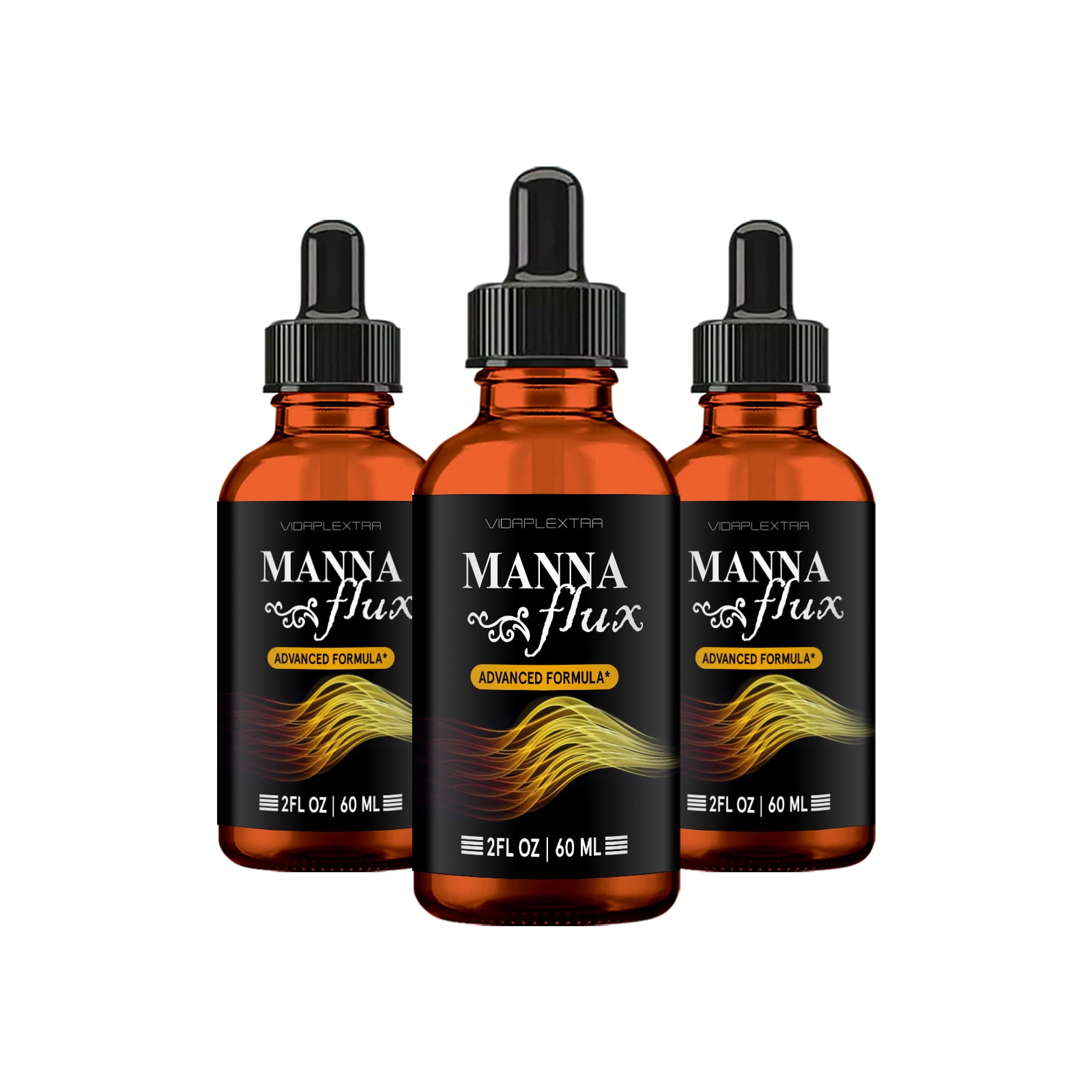 (3 Pack) Manna Flux Drops - Manna Flux Advanced Drops - Walmart.com