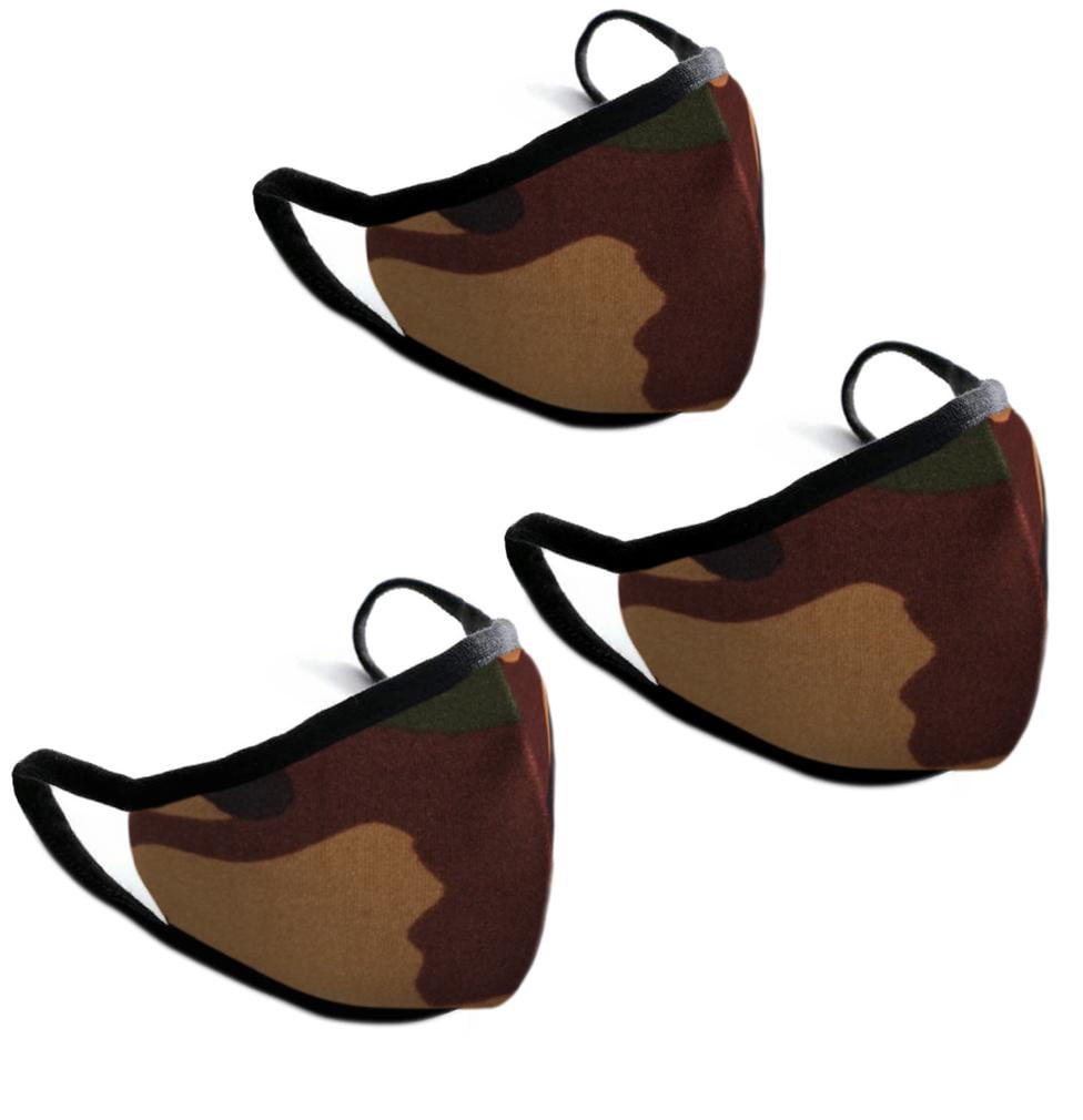 3 Pack Mason Masks Camo Face Mask - Walmart.com