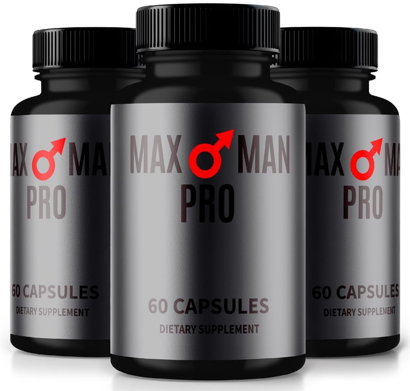 (3 Pack) MaxMan Pro Pills, Maximum Strength Formula for Confidence, All ...