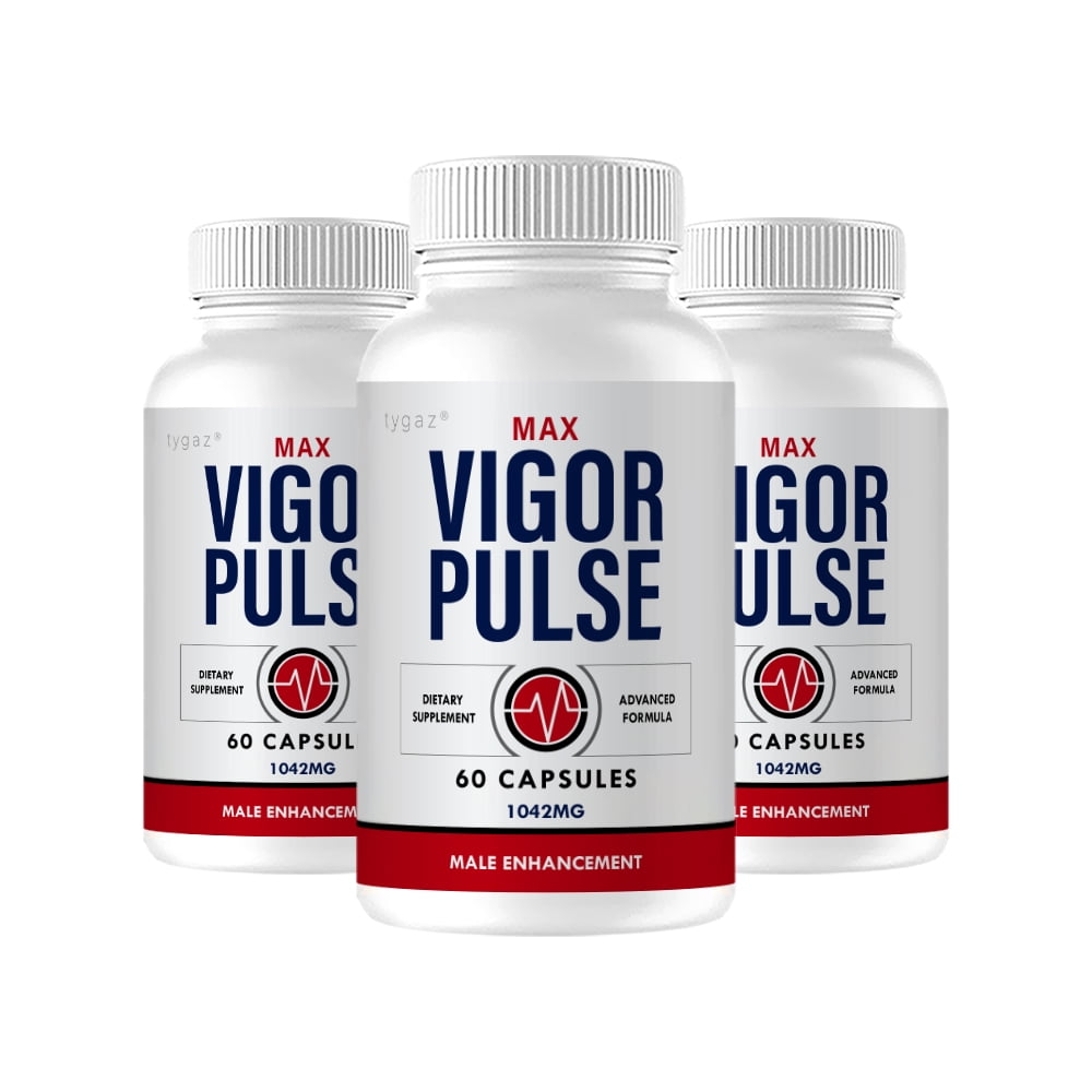 (3 Pack) MaxVigor Pulse - Max Vigor Pulse Pills For Men - Walmart.com