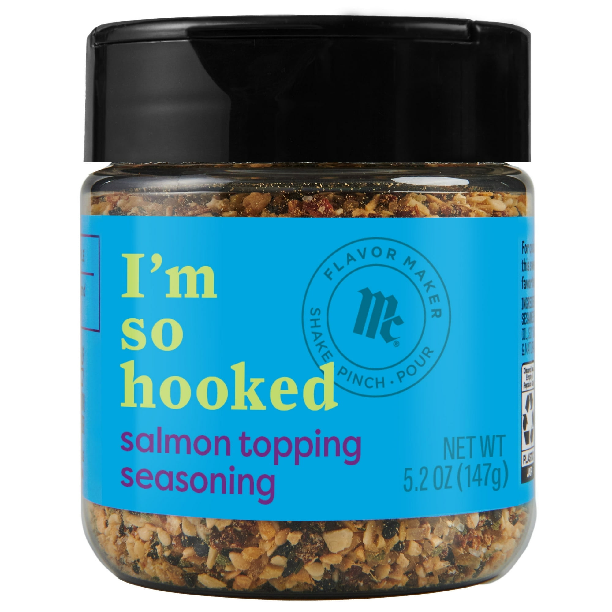 (3 Pack) McCormick Flavor Maker Salmon Topping Seasoning, 5.2 oz Jar ...