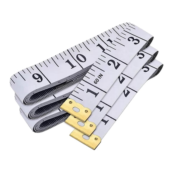 3-Pack Measuring Tape for Body Measurements: Waist, Chest, Bust ...
