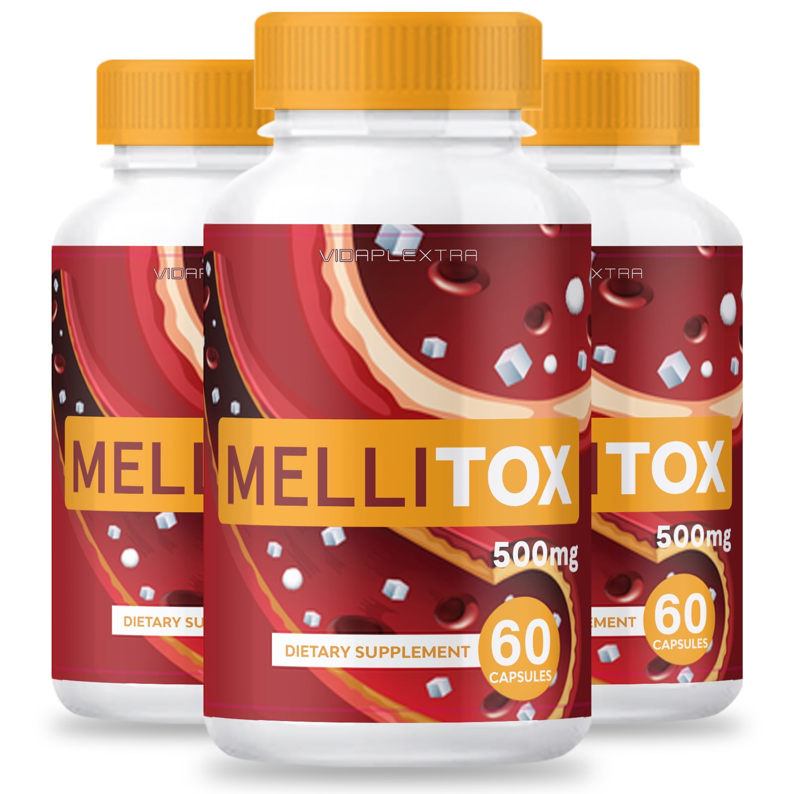 (3 Pack) Melli Tox Capsules - Melli Tox Capsules - Walmart.com