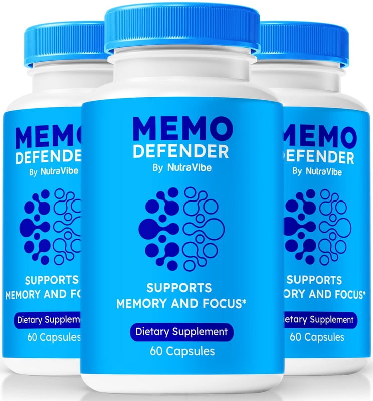 (3 Pack) Memo Defender Brain and Memory Pills – Premium MemoDefender ...