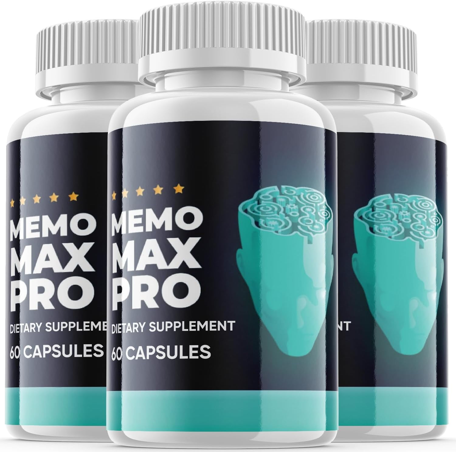 (3 Pack) Memo Max Pro - Brain Boost Supplement - Dietary Supplement for ...
