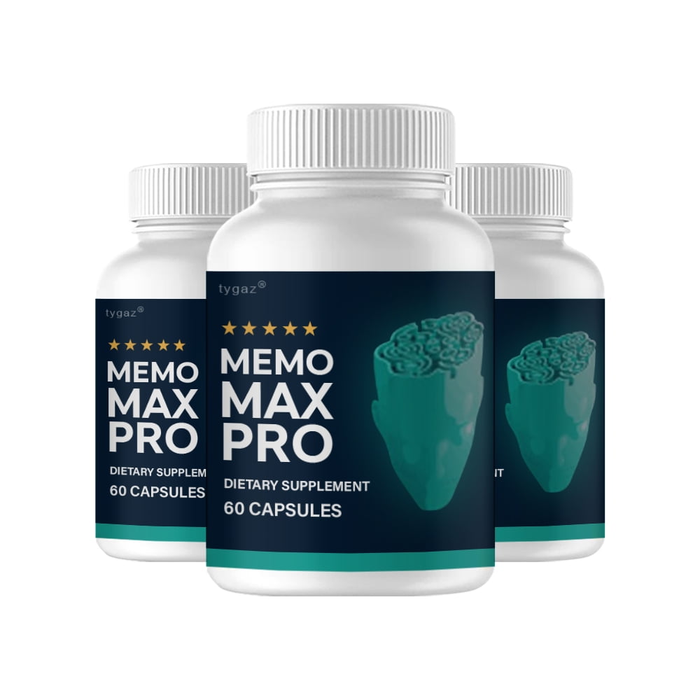 (3 Pack) MemoMax Pro - Advanced Memory Support Capsules, Made in USA ...