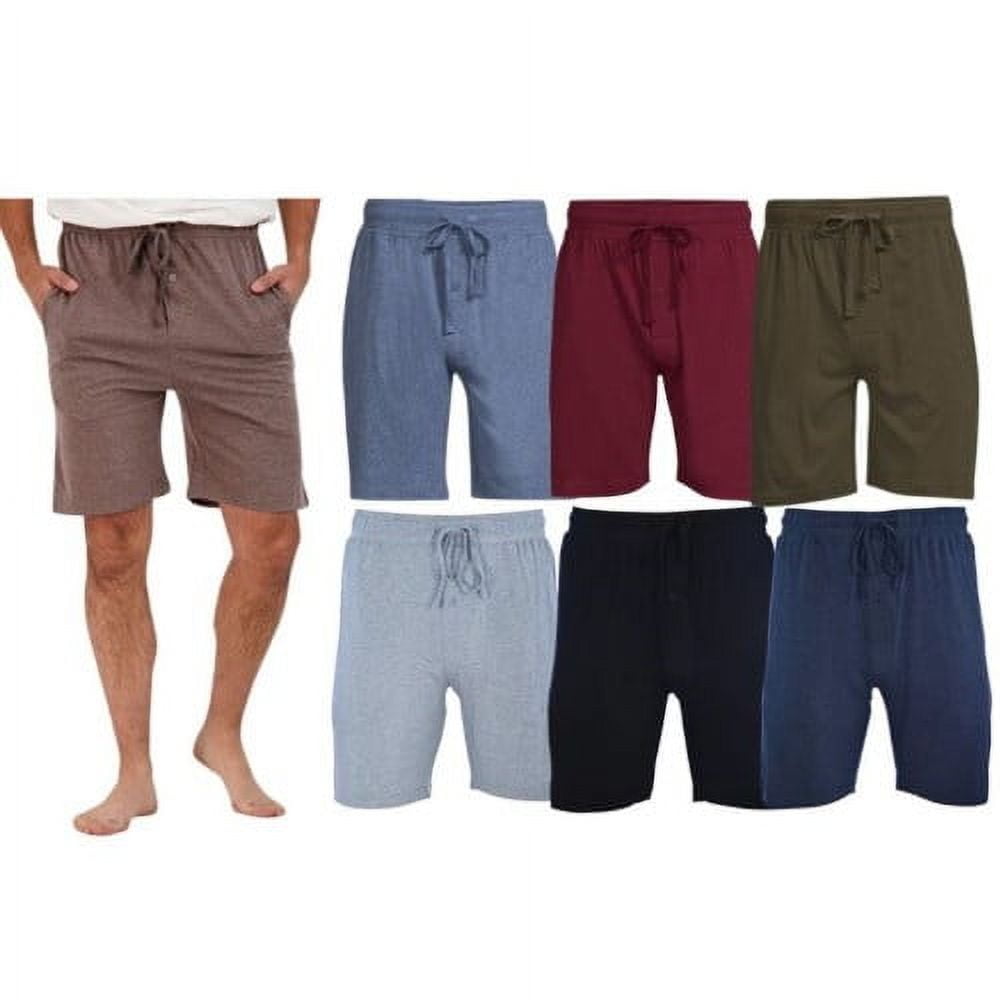 3-Pack: Men's Cotton Lounge Shorts with Pockets - Walmart.com