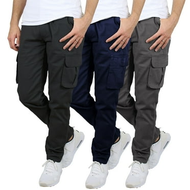 Men's Cotton Flex Stretch Classic Cargo Pants - Walmart.com