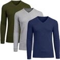3-Pack Men's Long Sleeve Thermal Shirts (S-5XL) - Walmart.com