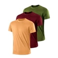 3-Pack Men's Moisture-Wicking Running T-Shirts Quick Dry Breathable ...