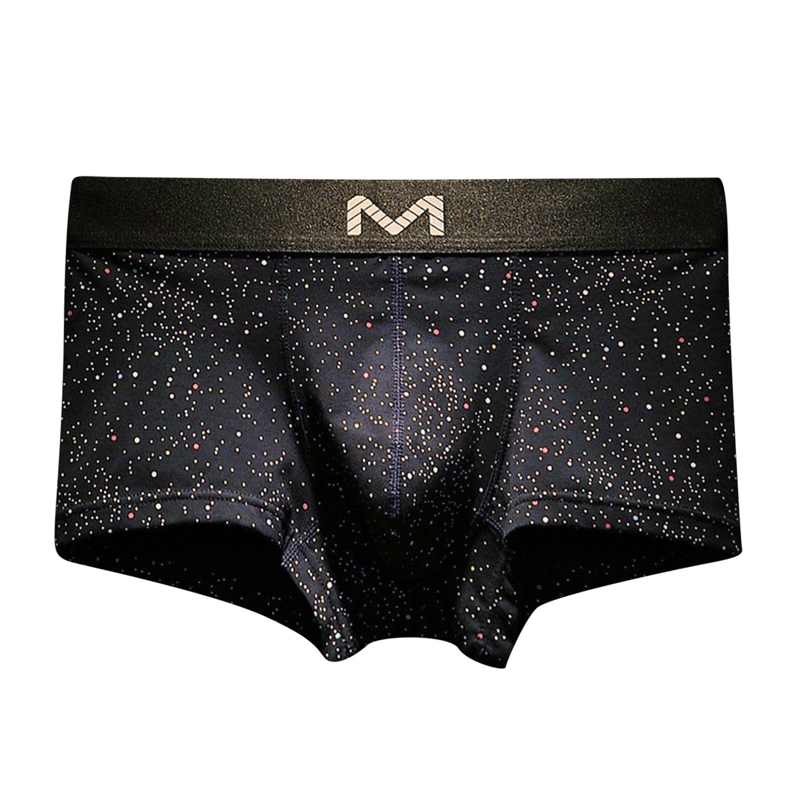 3 Pack Men's Underwear Boxer Briefs Cotton Shorts Star Polka Dot Summer ...