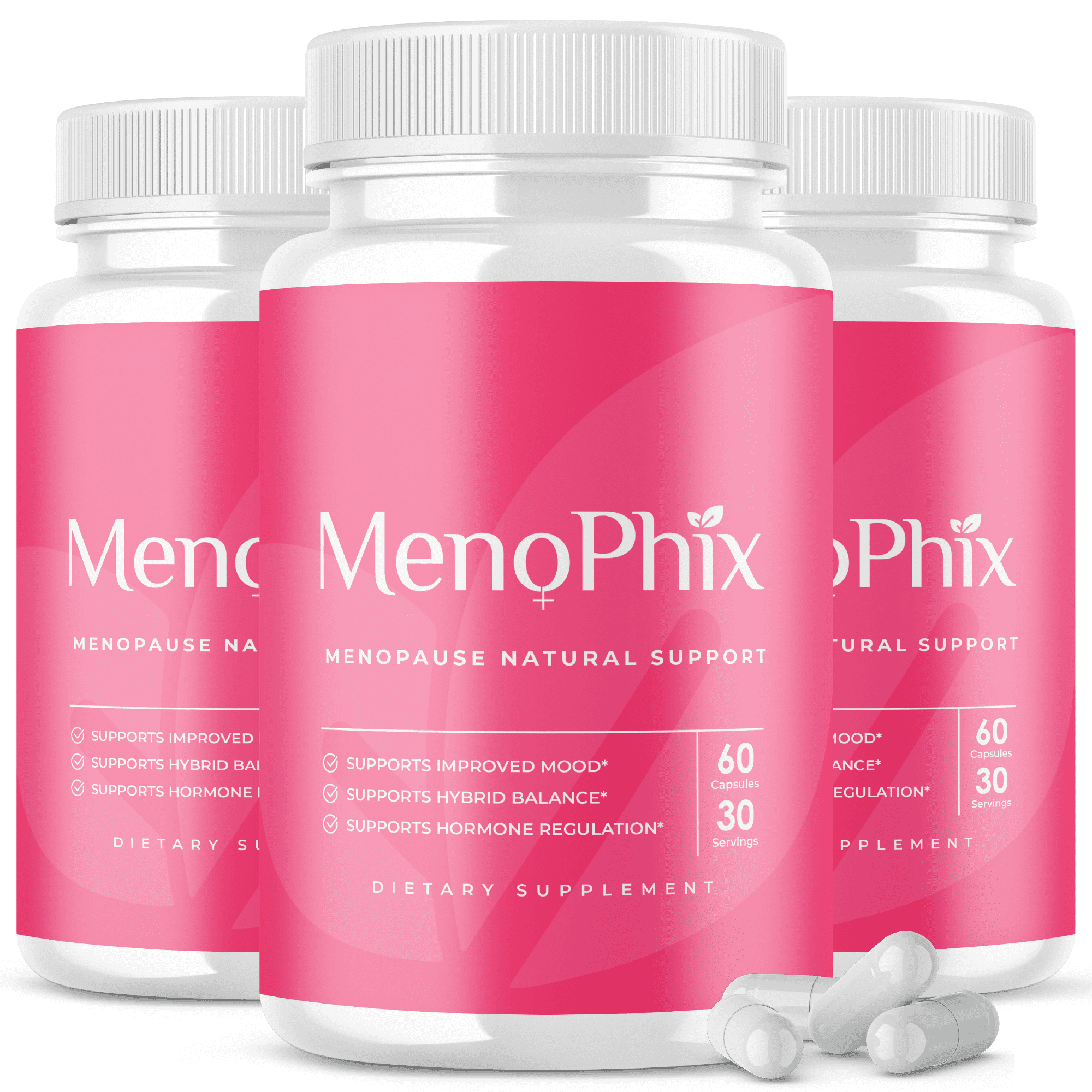 (3 Pack) MenoPhix Menopause Natural Support Capsules - MenoPhix ...