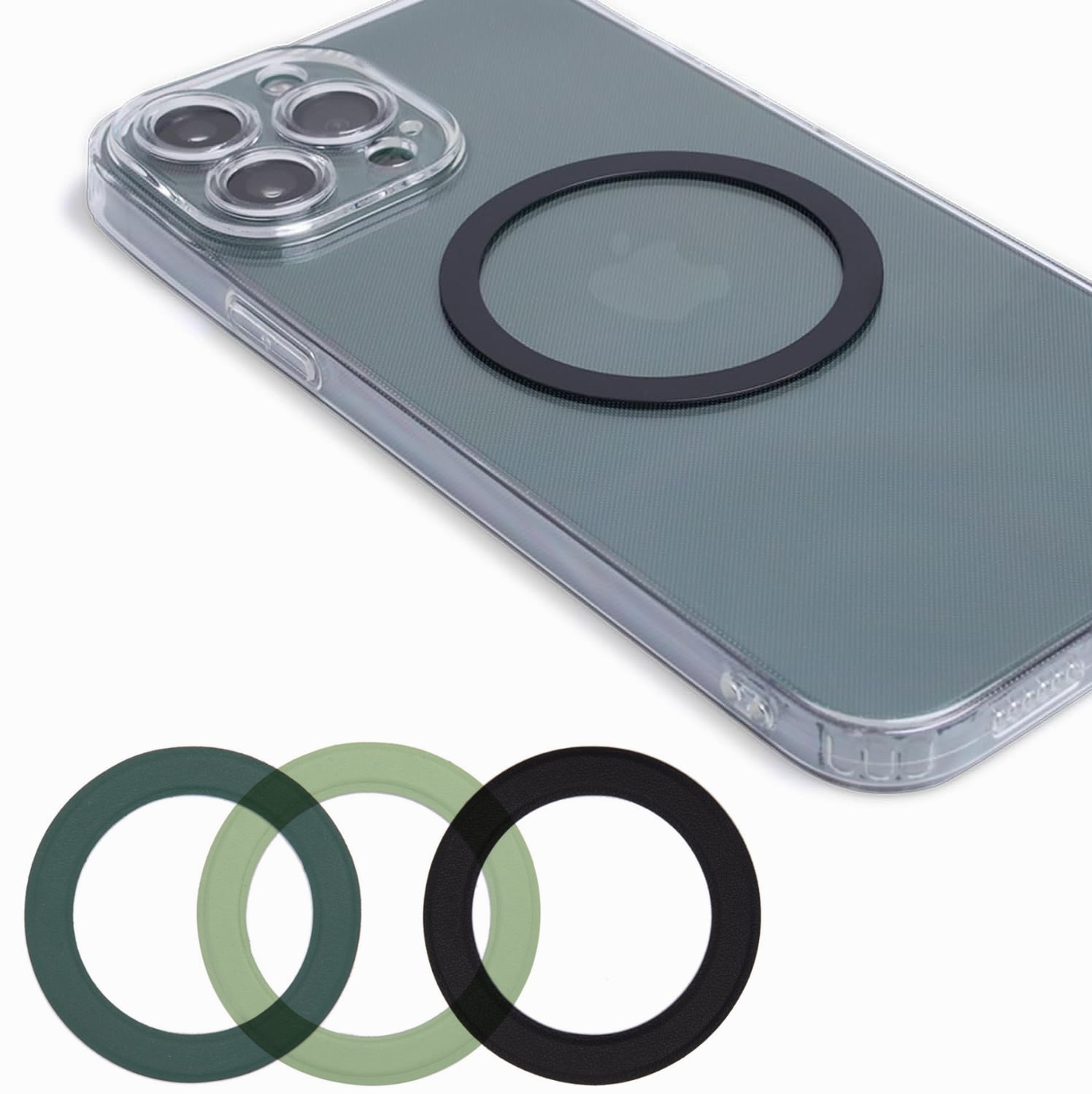 3 Pack Metal Rings Compatible for Magsafe Charger,Magnetic Cup ...