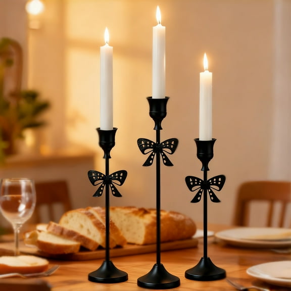 ChromaMuse 1 Pack Metal Taper Candle Holders,Vintage Gold Candlestick ...