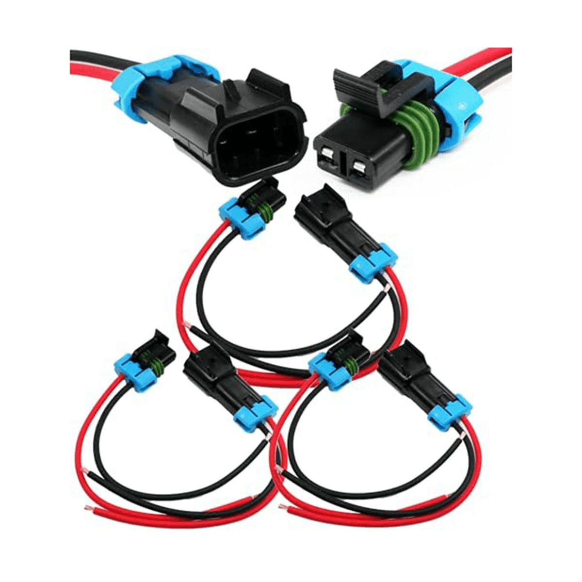 3-Pack Metri-Pack 2-Pin 30 Amp, 280 Series Connectors Multi-Function ...