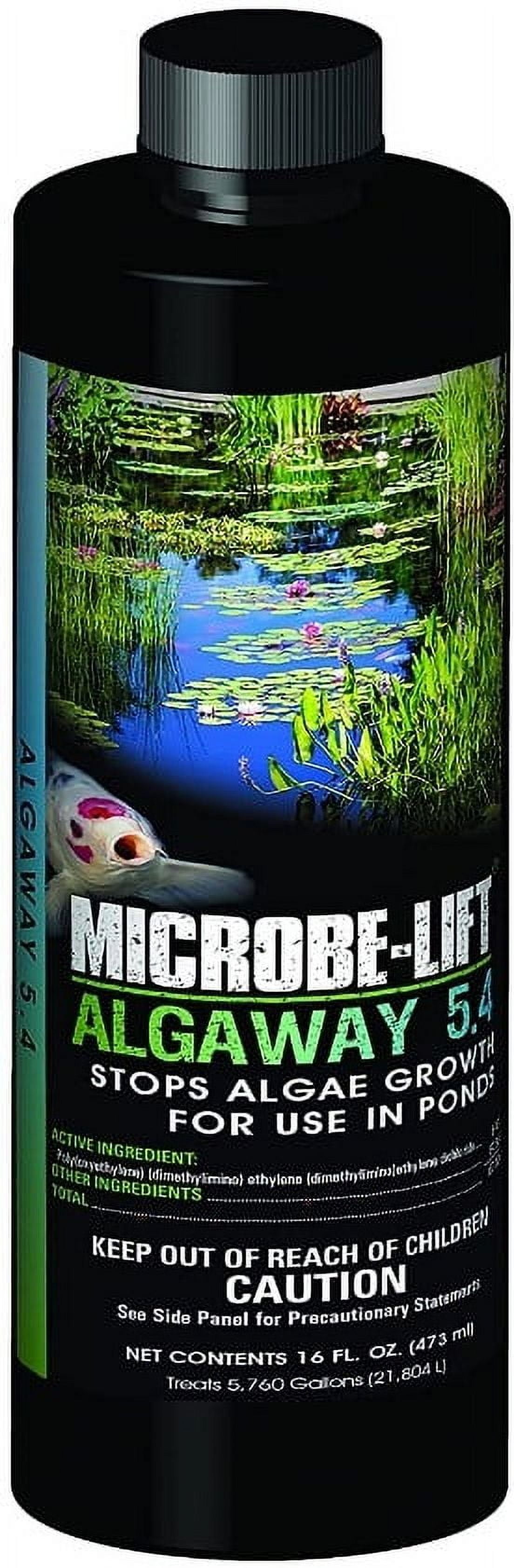 3 Pack Microbe-Lift Pond Algaway 5.4 Algaecide for Ponds Stops Algae ...