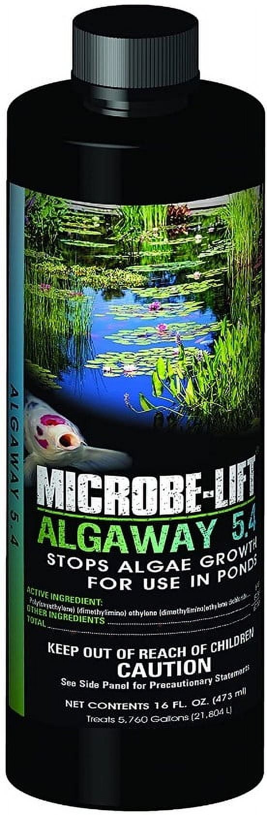3 Pack Microbe-Lift Pond Algaway 5.4 Algaecide for Ponds Stops Algae ...