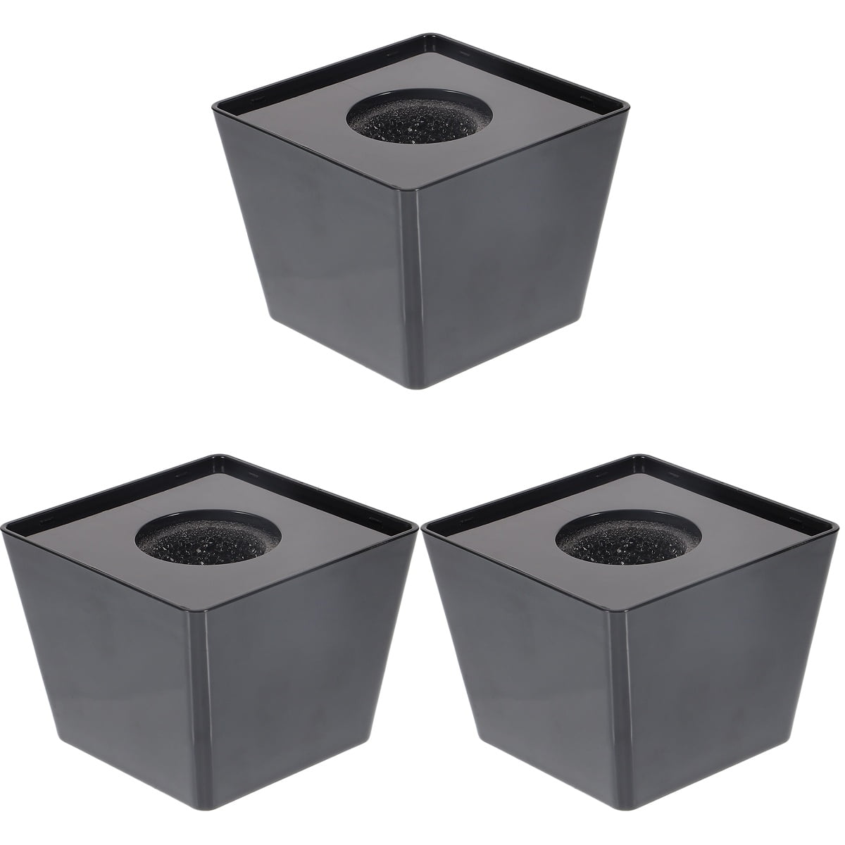 3 Pack Microphone Logo Professional Wireless Signs Trapezoid Station ...