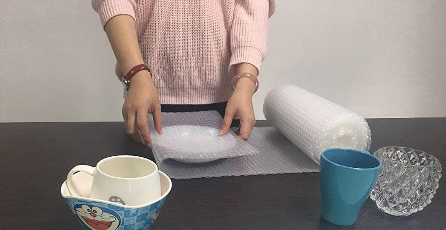 3 Pack Mighty Gadget Bubble Cushioning Wrap Rolls, Air Bubble, 12 Inch ...
