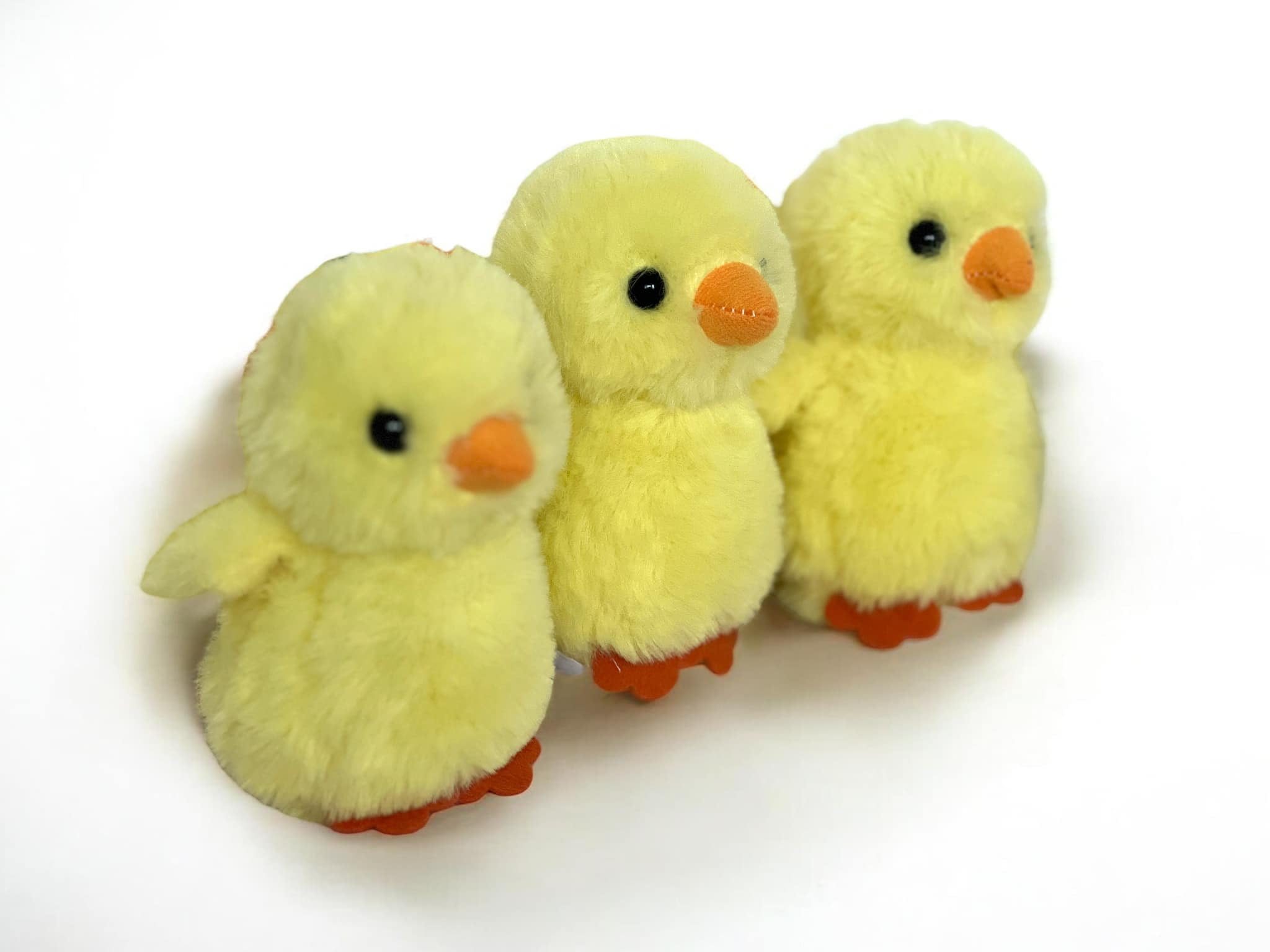3 Pack Mini Auswella Chicks - Plush Stuffed Animal Baby Chick Toy ...