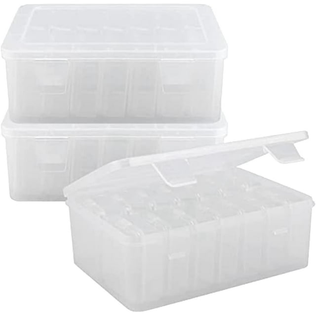 3 Pack Mini Bead Storage Box Clear Bead Storage Box Jewelry Collection ...