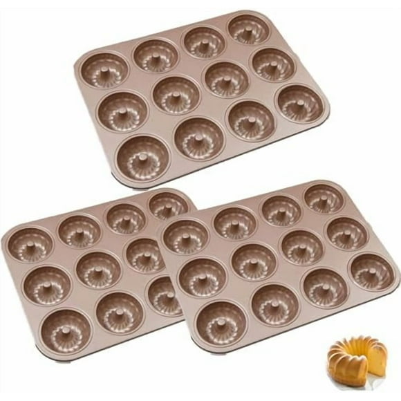 Mini Bundt Pans for Home Baking in Various Styles and Colors